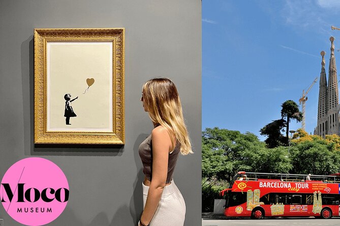 Barcelona City Tour Hop On Hop Off Moco Museum Ticket