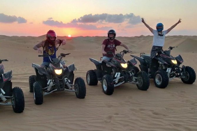 Private Quad Bike Tour Through Deep Desert in Dubai